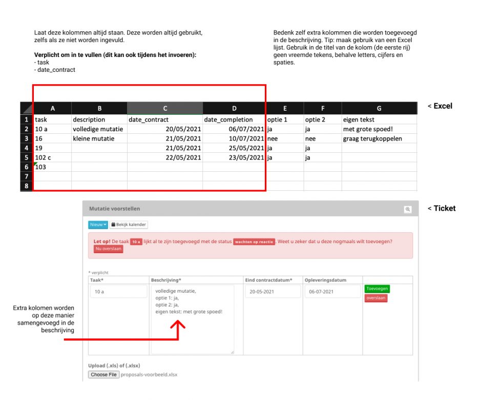 Hoe kan ik een verzoek mutatie snel invoeren via Excel? - Academy ...